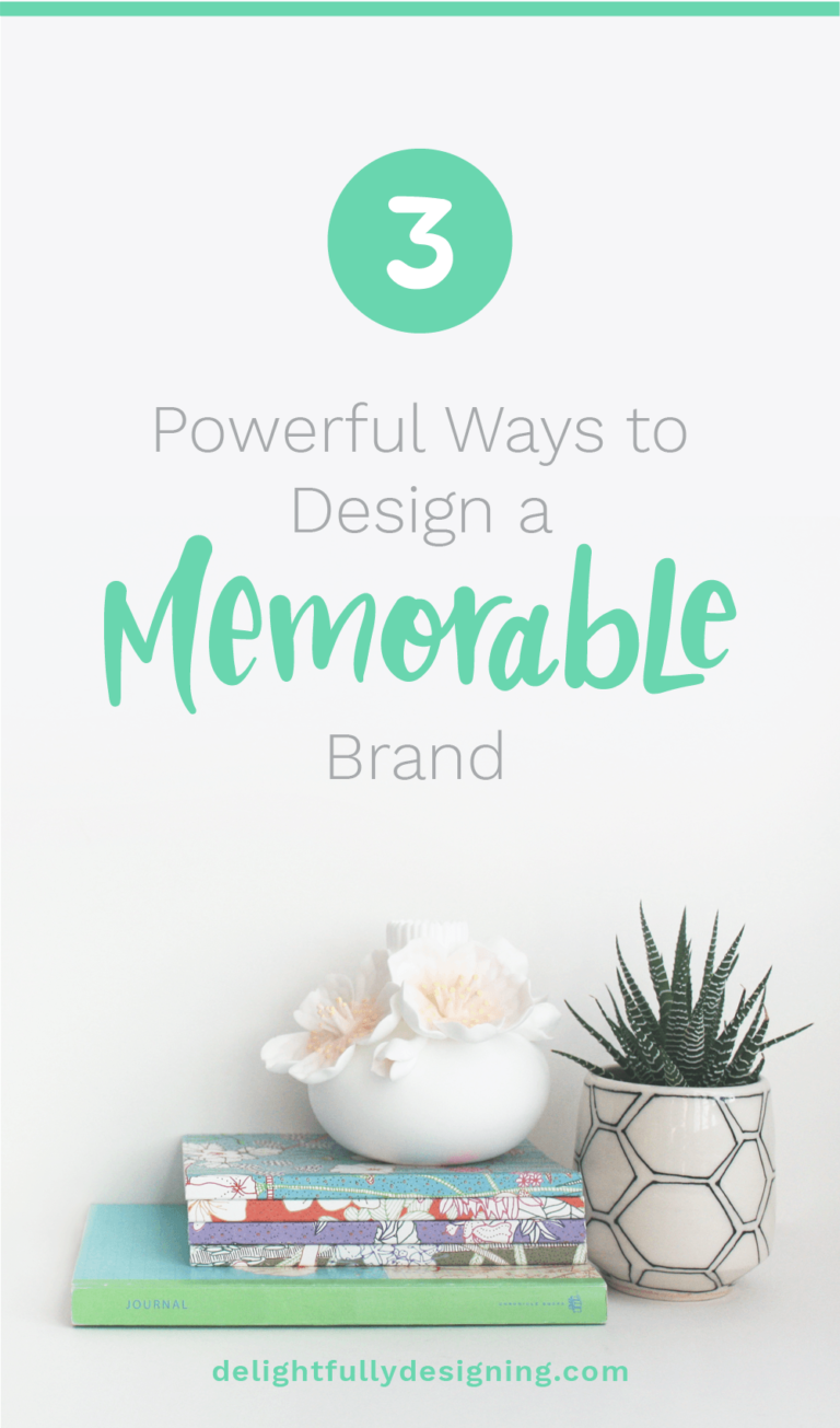 Quickly make your logo MEMORABLE in 3 easy steps | Delightfully Designing